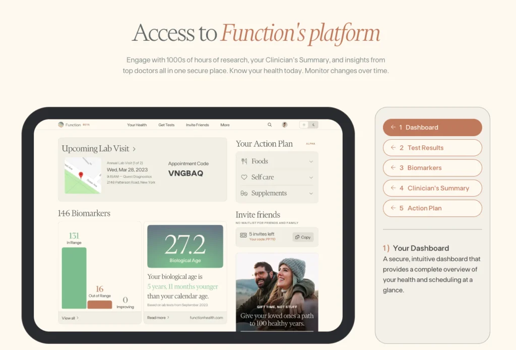 Thrive Global and Function Launch Employee Health Testing - Athletech News
